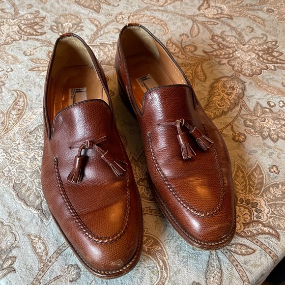 Moreschi | Shoes | Moreschi Tan Leather Tassel Loafers | Poshmark